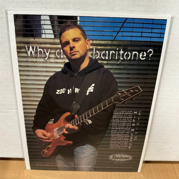 Ibanez | Art | Mike Mushok Of Staind Ibanez Guitars 203 Print ...